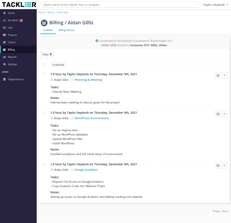Lunarstorm's Workflow from Project Proposal to Invoicing | Tech Services